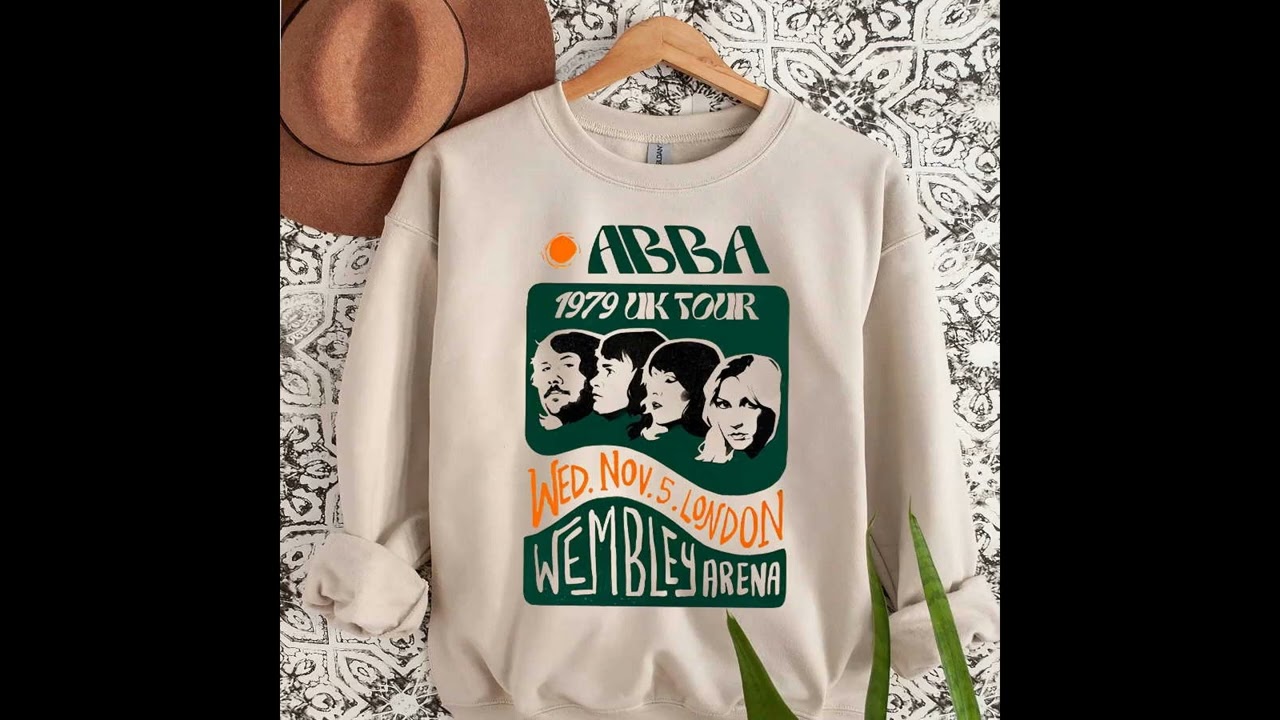 ABBA The Tour Sweatshirt, Retro ABBA 1979 Tour Shirt