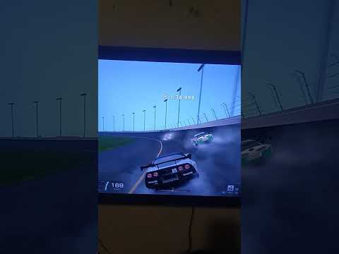 Corvette Race Car Battling With 3 Super GT Cars. #nijigasaki #lovelivenijigasaki #shorts