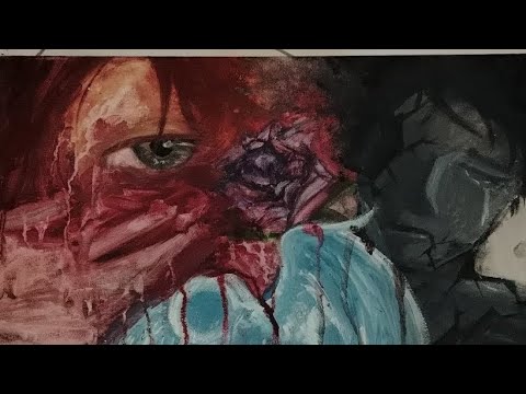 The Flower that Wilts and Bleeds Through the Marks || Art Appreciation Painting