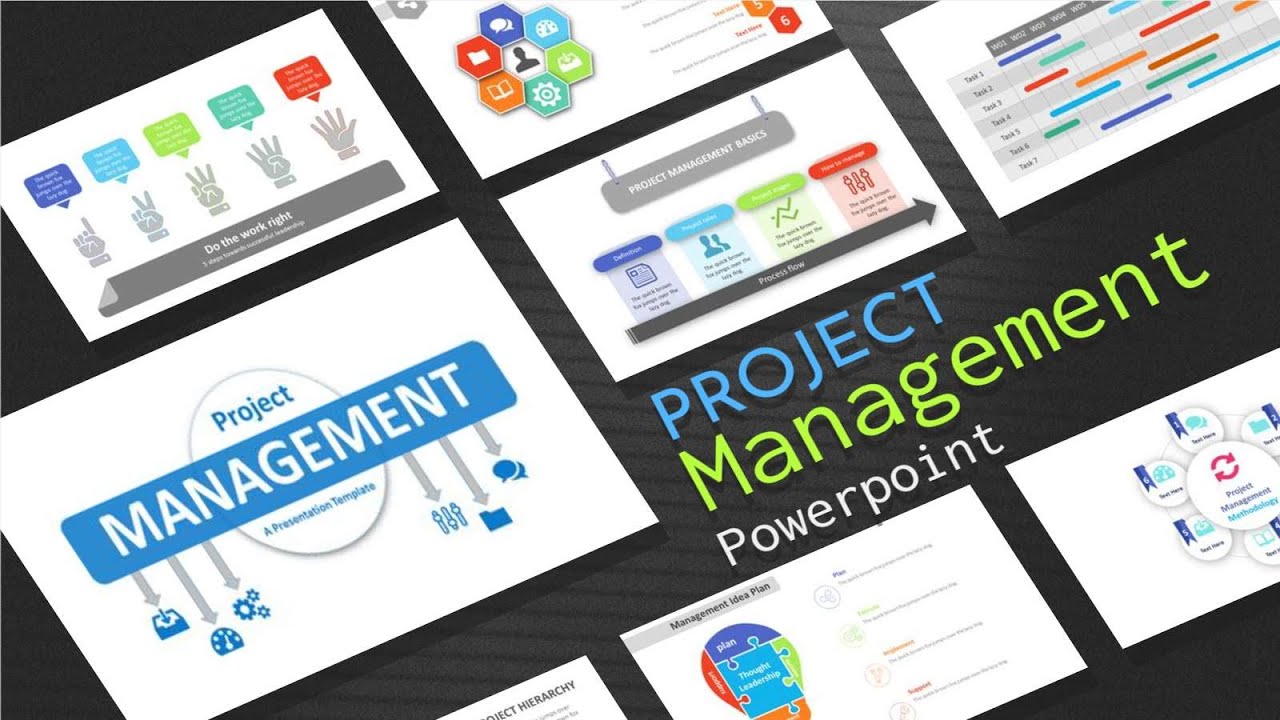Animated Editable PowerPoint Template for Project Management