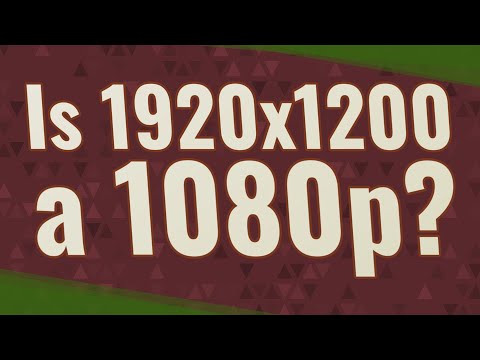 Is 1920x1200 a 1080p?