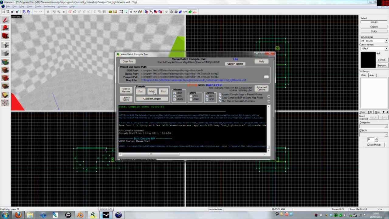 Hammer: Light Bouncing (Reflectivity) Tutorial