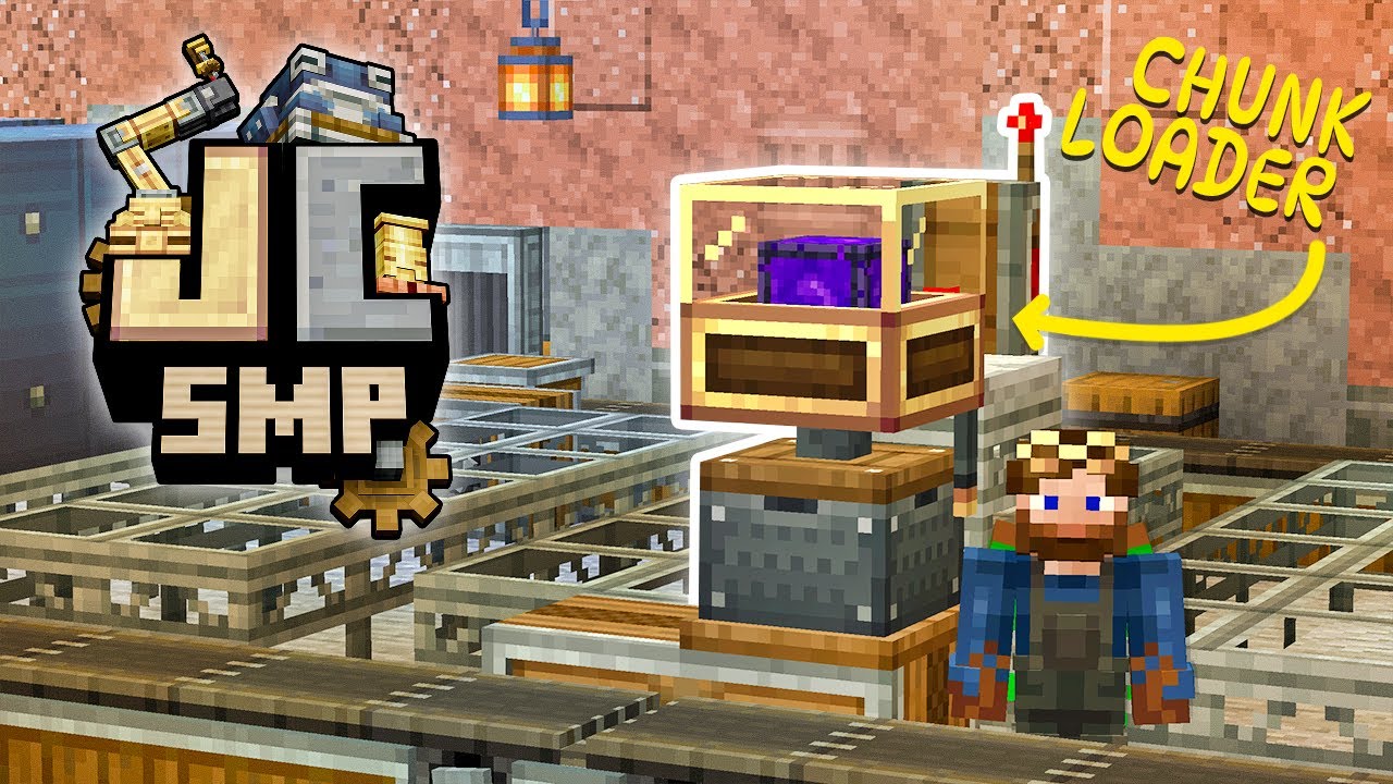 Just Create SMP EP31 Chunk Loading Trains in Create Mod with Power Loader Mod
