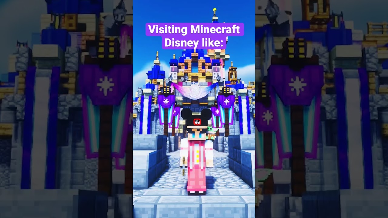 Visiting Minecraft Disneyland - Minecraft Java 1.12.2 - Main.MCParks.us