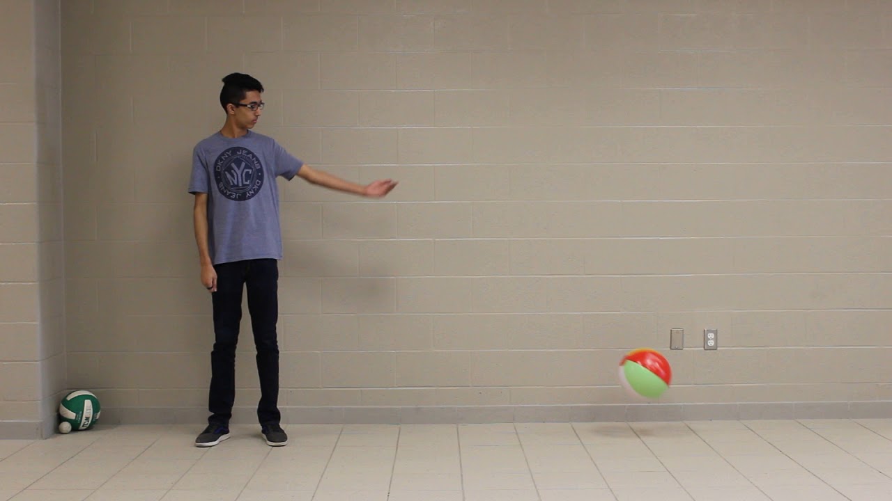 Animation Reference Footage Beach Ball Drop 24FPS reference