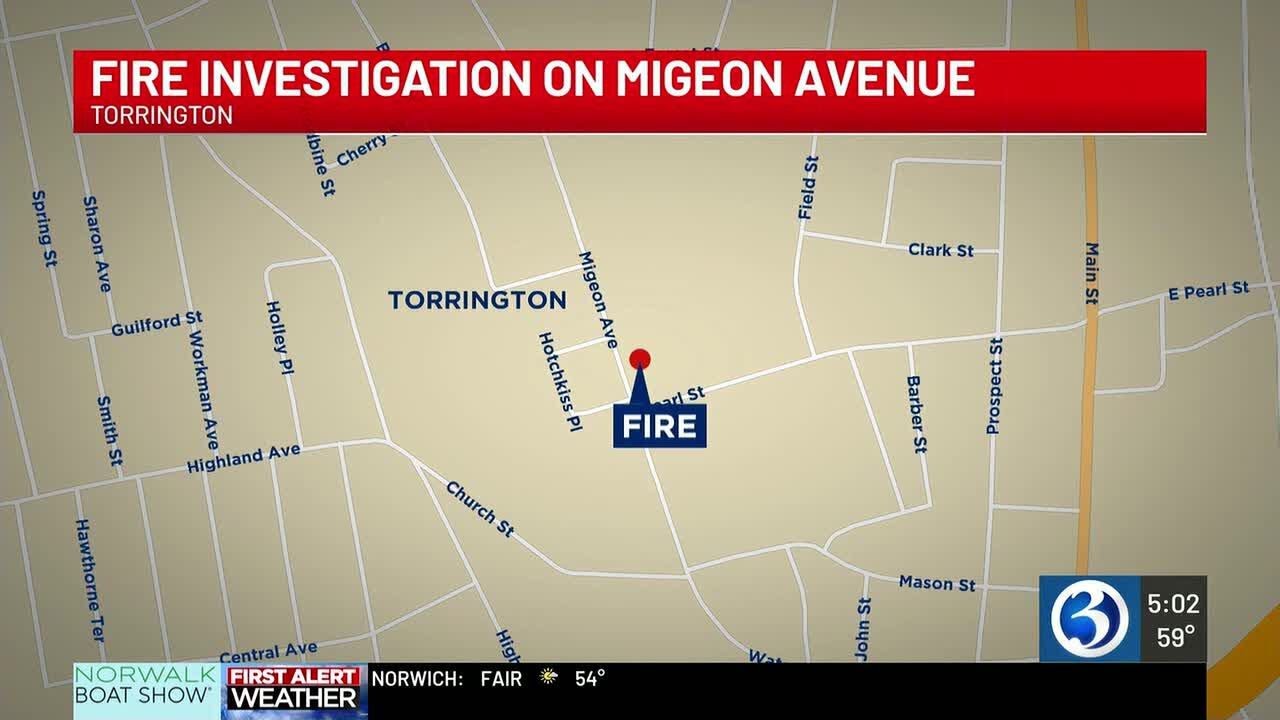MAP: Fire investigation underway in Torrington