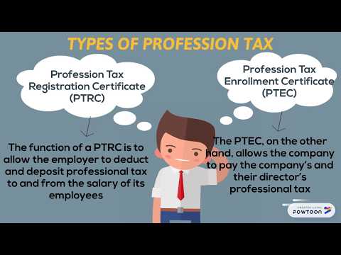 What is Profession Tax or PTRC or PTEC?