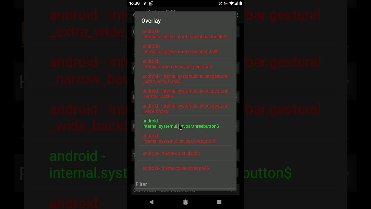 Tasker - Changing Android Overlays
