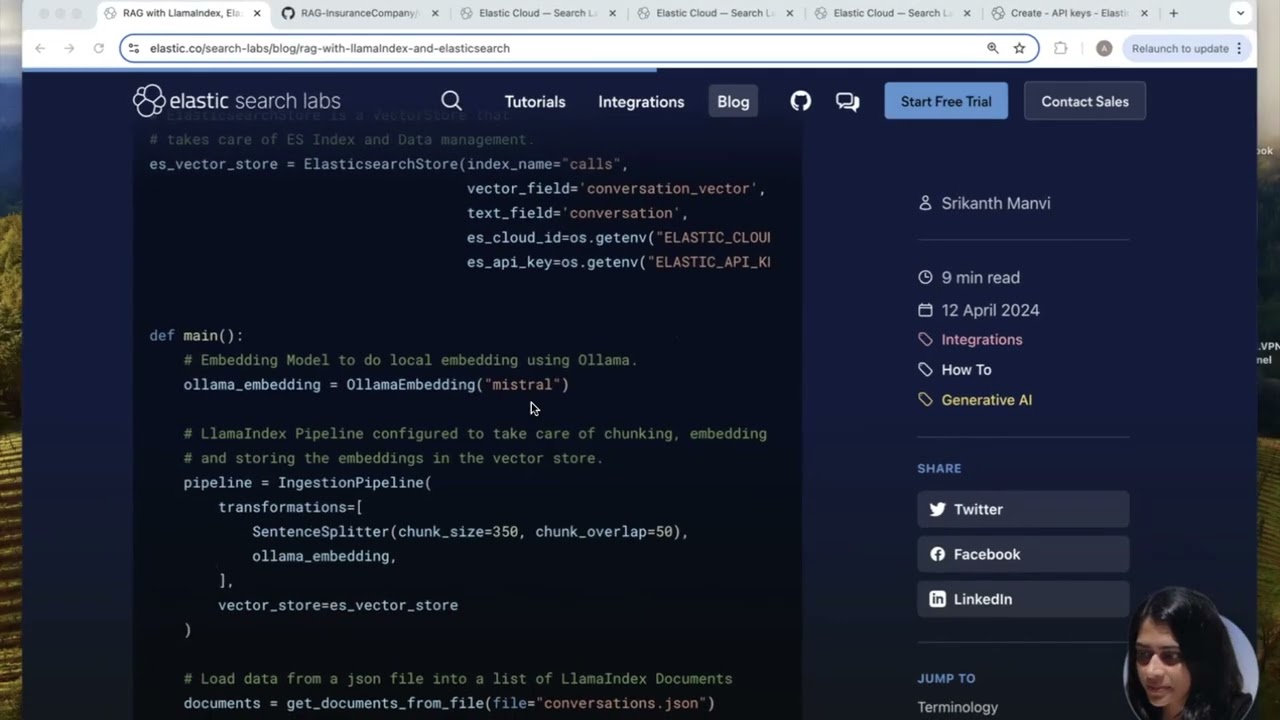 Implementing RAG with LlamaIndex, Elasticsearch and Mistral