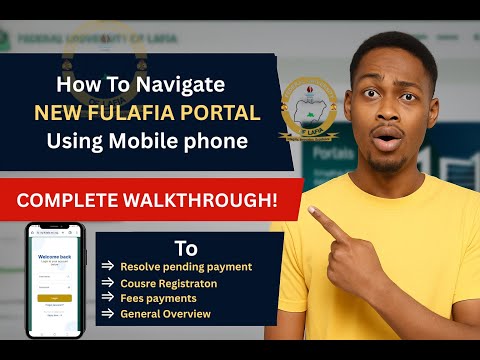 FUlafia New Portal Walkthrough | Resolve Payments, Register Courses & More!