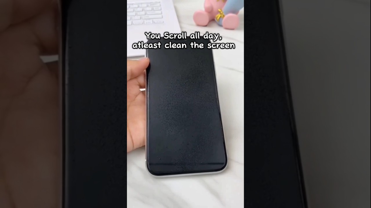 You Scroll all days, Atleast Clean the Screen! 😭 Shop Now! Cleaning Kit For your Tech! #amazon