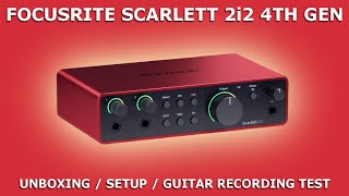 Focusrite Scarlett 2i2 4th Gen USB Audio Interface - What To Know ...