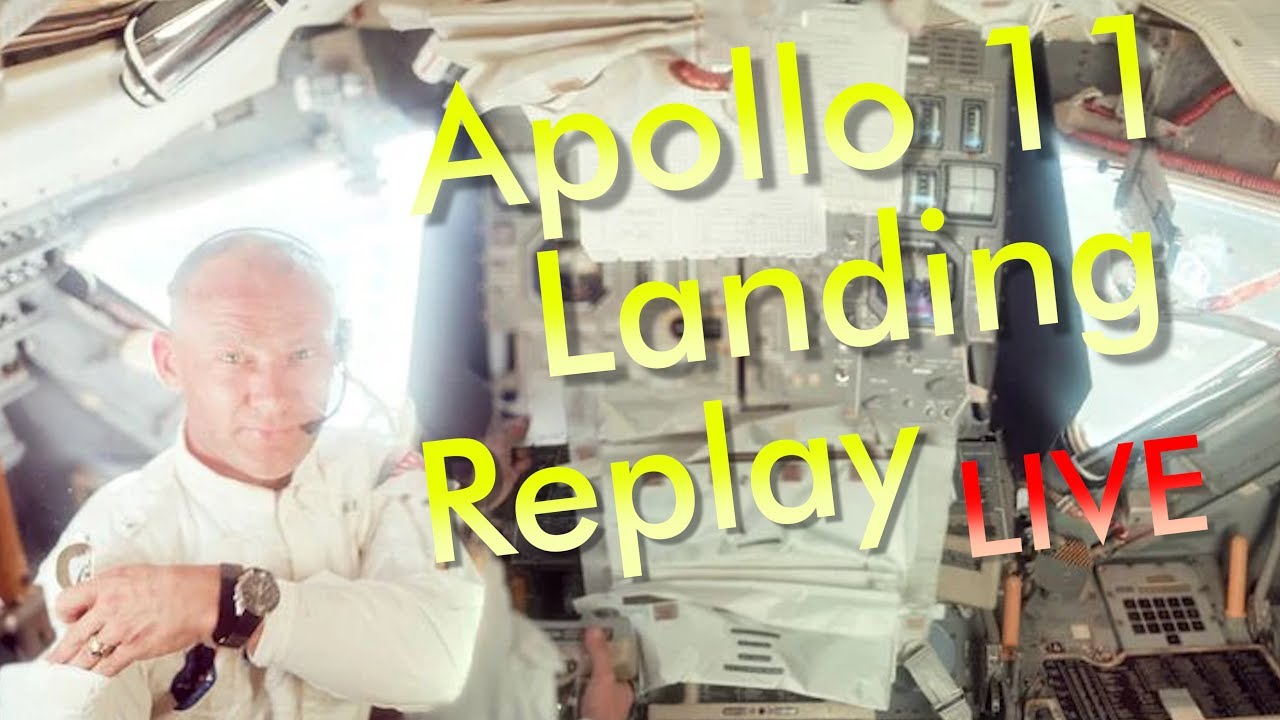 Apollo 11 Lunar Module Landing as it happened Exactly 50 Yrs ago | Livestream