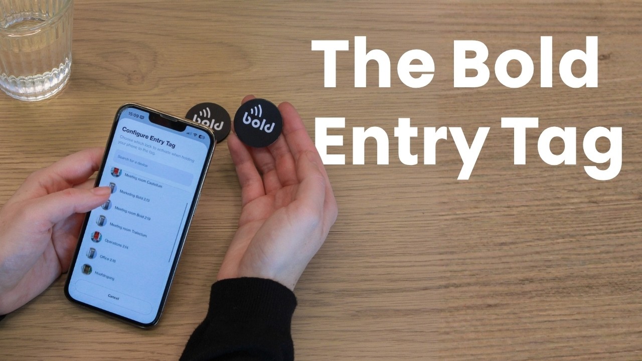 Bold Entry Tag: Unlock your smart lock with NFC (fast & keyless)