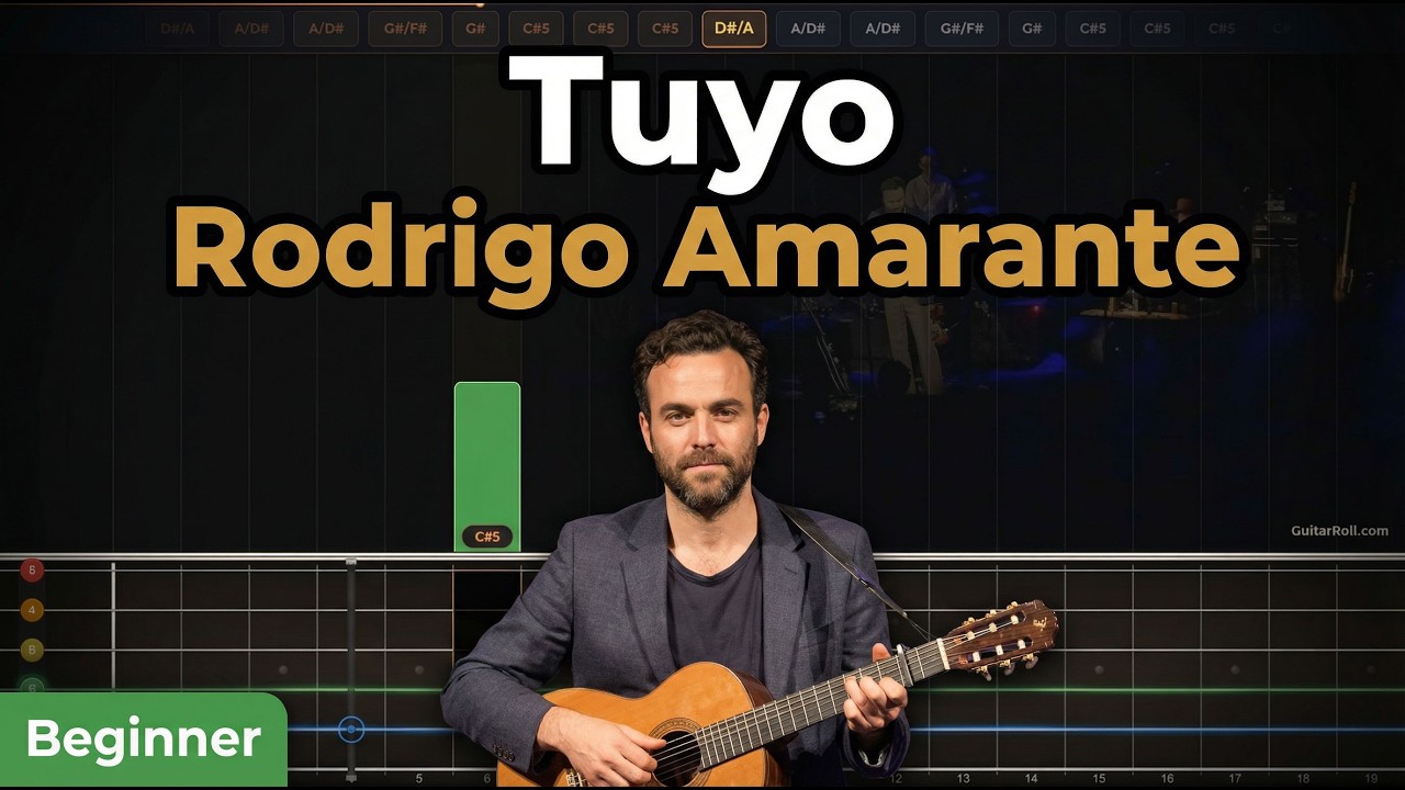 Rodrigo Amarante - Tuyo | Guitar Tab