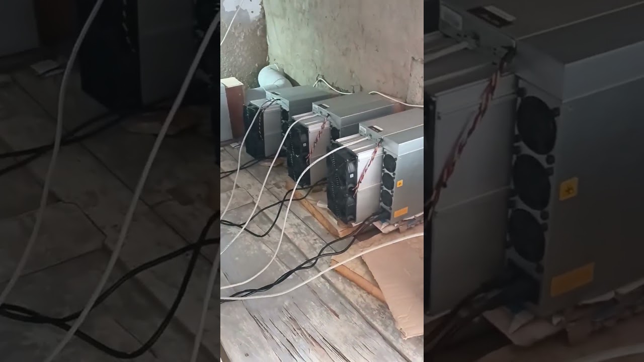 Antminer S19 setup|| #bitcoin #bitcoinmining #shorts