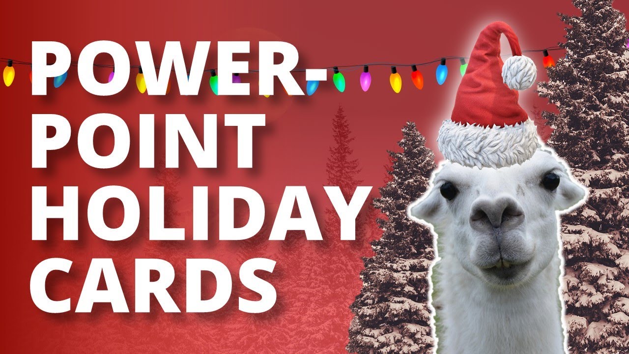 Make Animated Holiday Cards in PowerPoint! 🎄🎅 [TEMPLATES BY BRIGHT CARBON 😎]