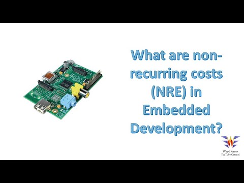 What are non recurring expenses | NRE costs in embedded development | Non recurring costs