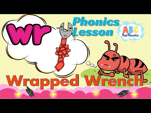 "wr" Phonics Lesson – Teach Silent W with Wrapped Wrench | ESL Classroom Video + PDF Download