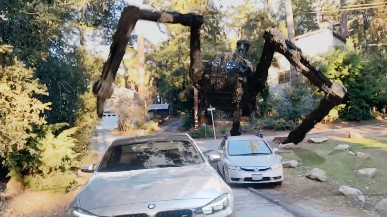 Blender Robot Car Chase BMW Short