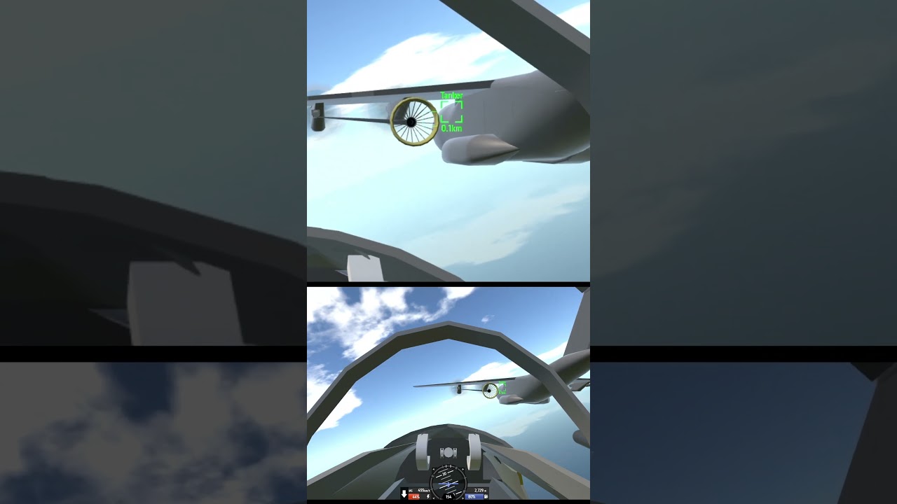 I love you but as a friend [Simpleplanes aerial refueling]