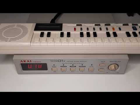 Akai Sg01v Vintage Sound Module | Reverb