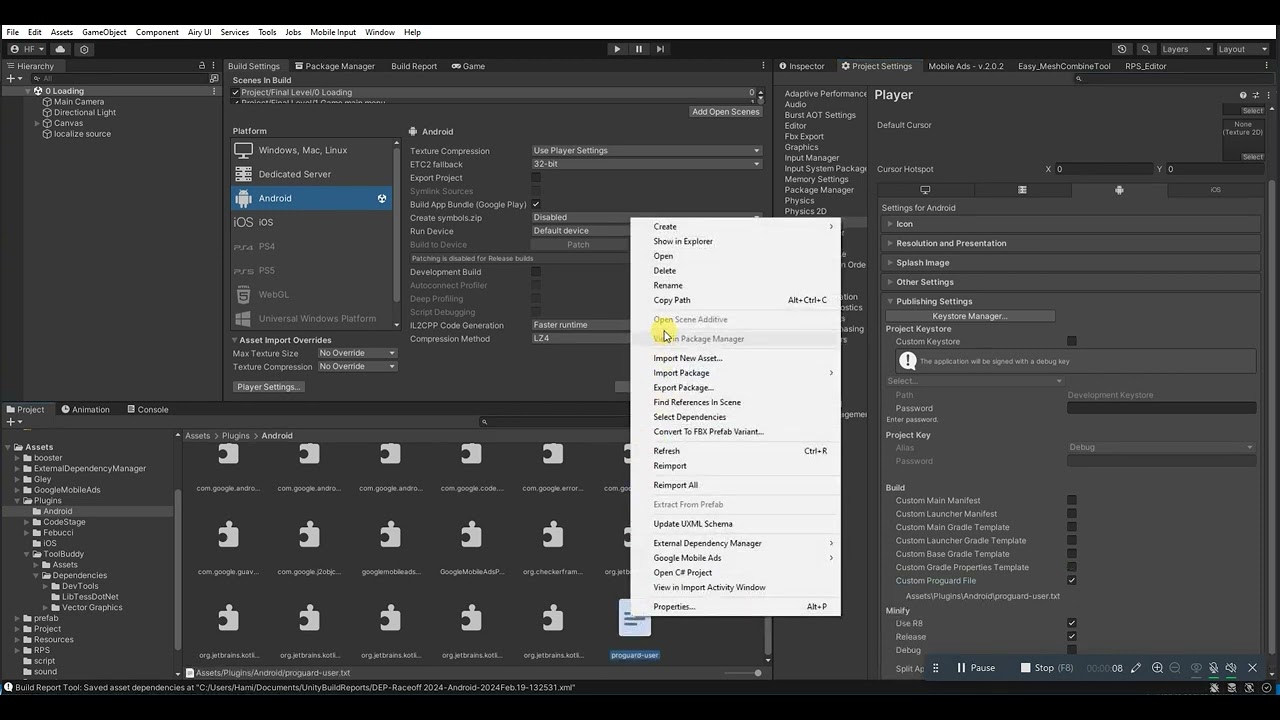Unity Error   java.lang.ClassNotFoundException: com.google.android.ump.UserMessagingPlatform