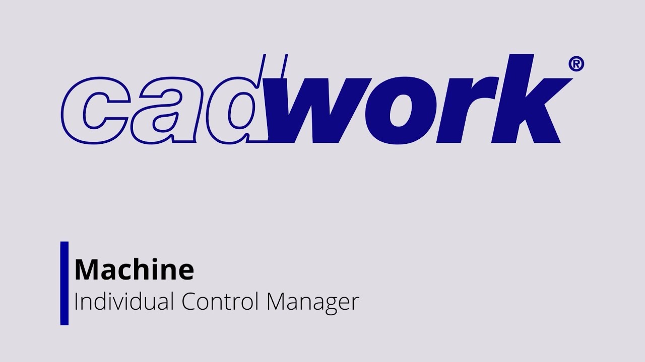 Machine - Individual Control Manager