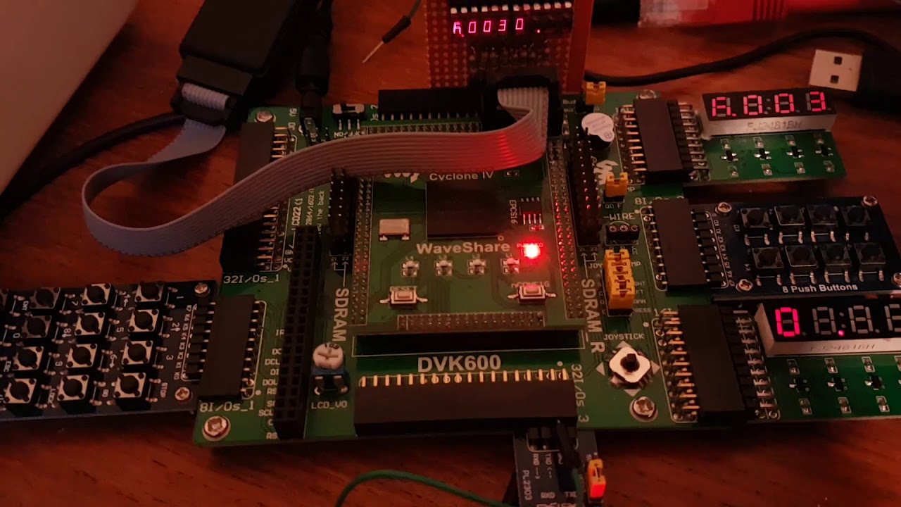 Acorn System1 clone on an EP4CE10 FPGA