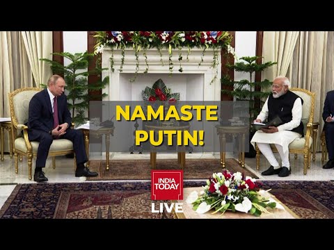 Vladimir Putin Visits India LIVE | PM Modi-Vladimir Putin Bilateral Meet Live | India Today Live TV
