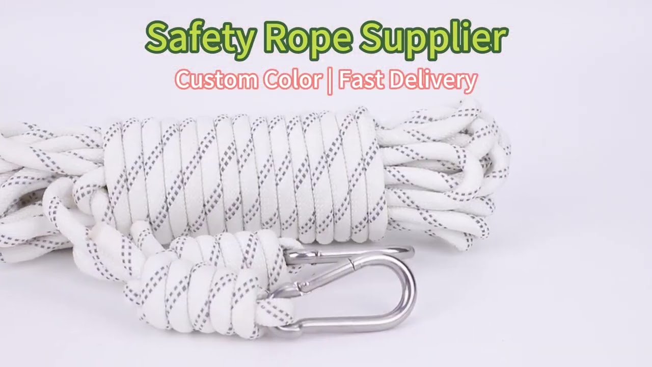 Safety Rope Showcase – Dynamic Rope for Climbing, Static Rope for Industrial Use