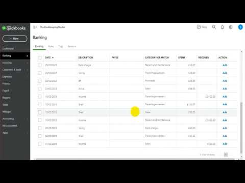 Using Banking Rules and Adding Transactions on QuickBooks Online