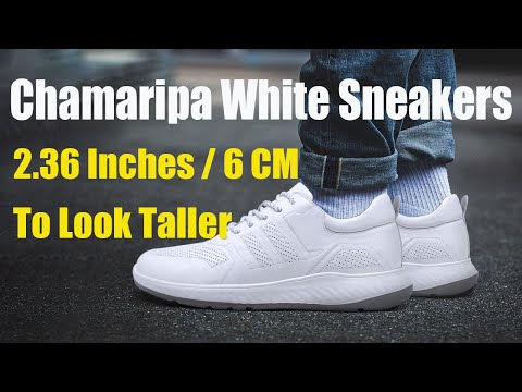 How to get taller 2.36 Inches / 6 CM - CHAMARIPA Elevator Shoes That make you taller in secret.