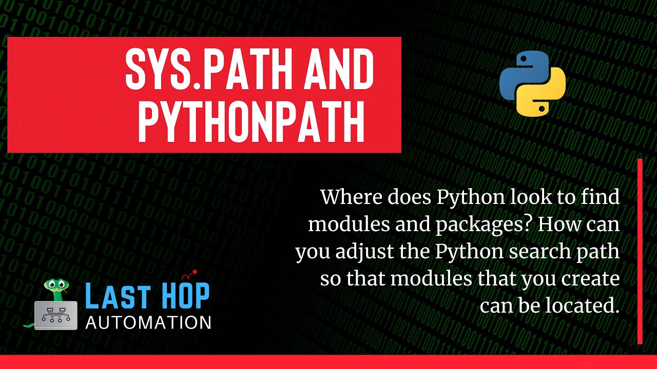 PYTHON sys.path and PYTHONPATH