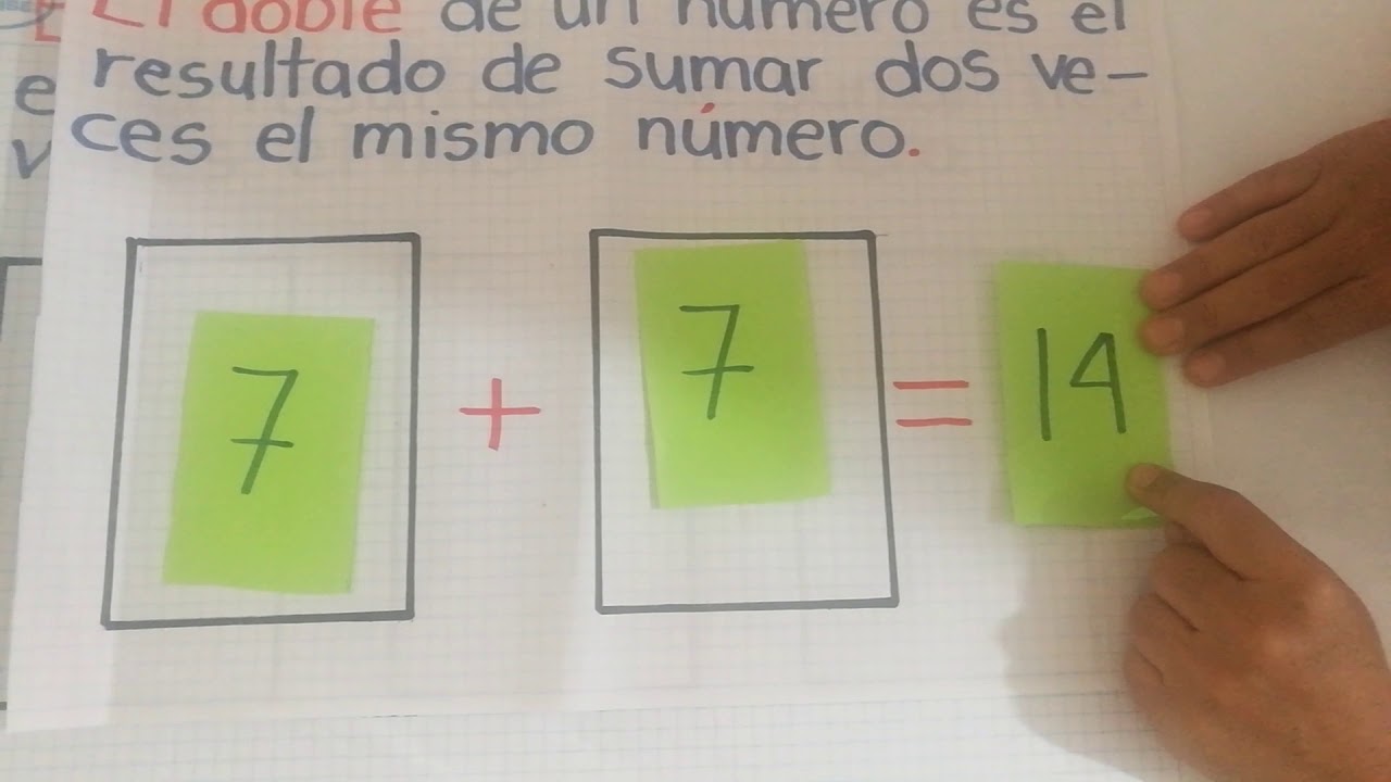 Mitades, doble y triples