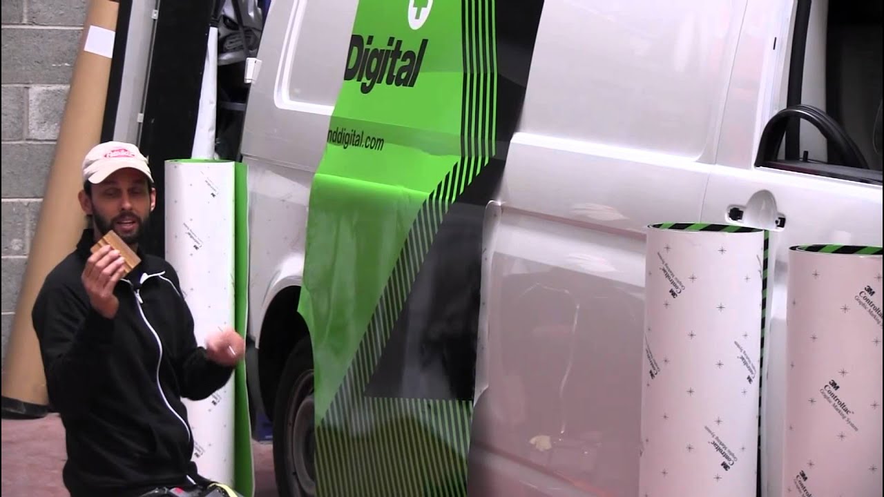 Vehicle Wrapping: Using the Correct Squeegee Technique