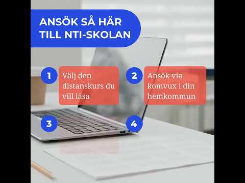 Så gör du en ansökan till NTI-skolan