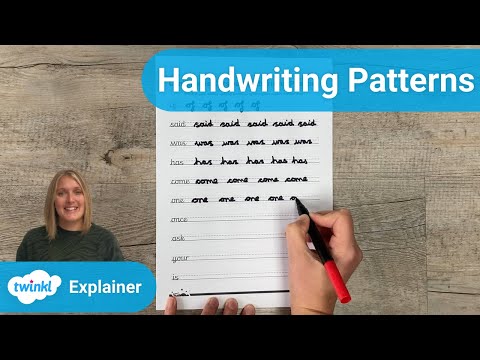 Twinkl KS1 | Handwriting Patterns Bumper Pack