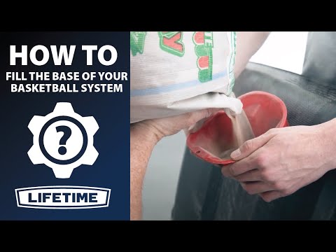 How To Fill Up Your Lifetime Portable Base | Lifetime How To Video