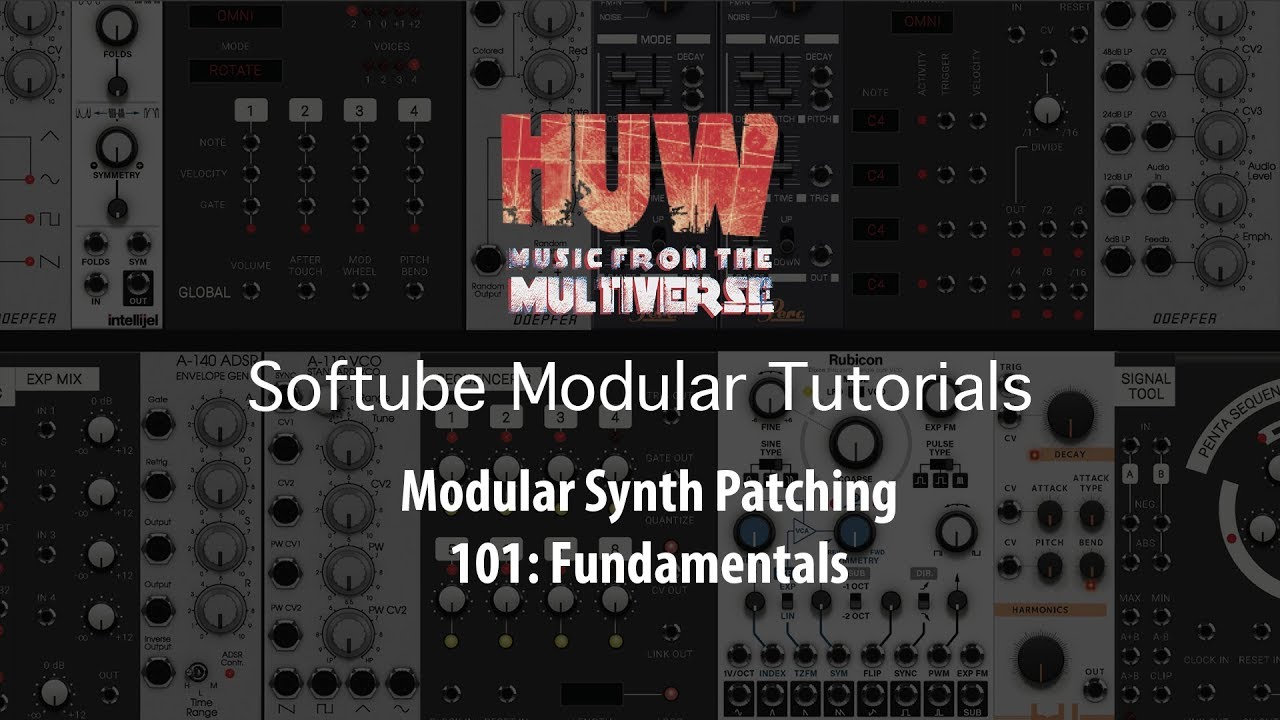 Softube Modular Synth Patch Tutorial 101: Fundamentals