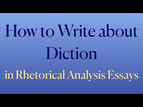How to Write about Diction | AP Lang Tips | Coach Hall Writes