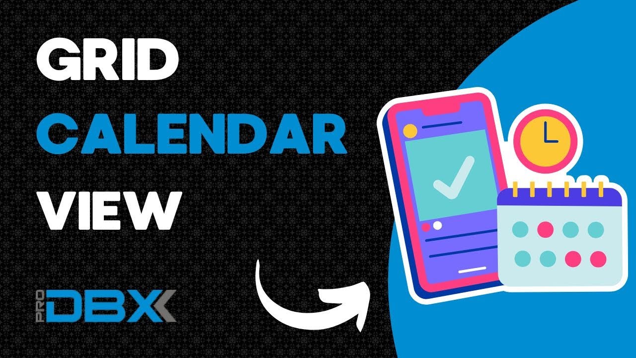 Grid View Calendar - Linear Scheduling