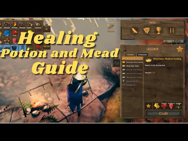 How to make Healing Potions in Valheim