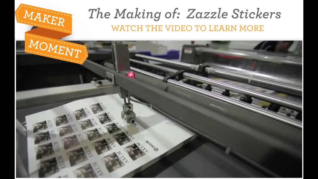 Maker Moment - Zazzle Stickers
