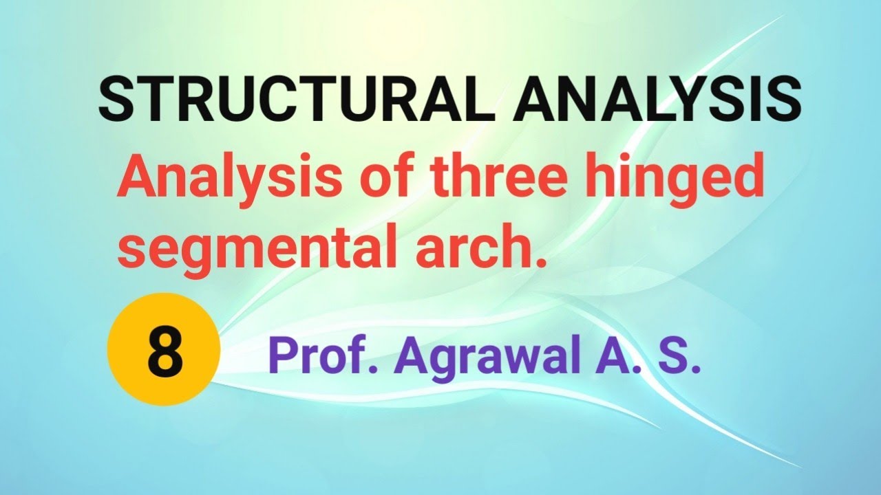 Lect-103 Analysis of three hinge segmental arch.