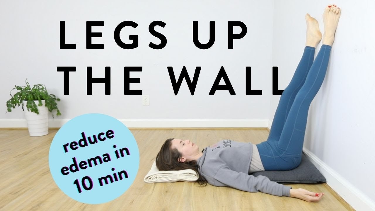 Yoga for Lymphatic Drainage | Legs Up the Wall Technique