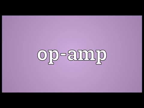 Op amp Meaning