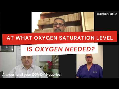 At What Oxygen Saturation Level Is Oxygen Needed?