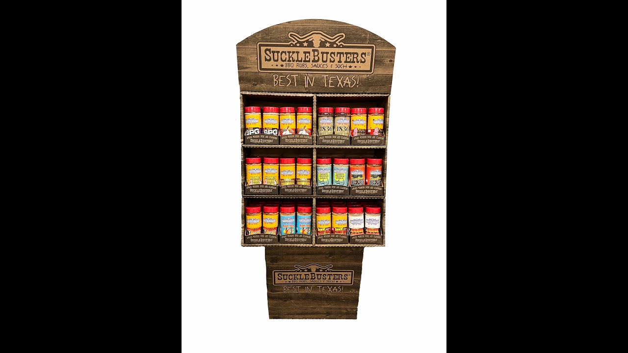 SuckleBusters Corrugated Display Set-up Video