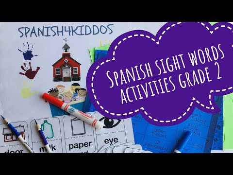 Spanish Sight Words Grade 2 Activities 🍎
